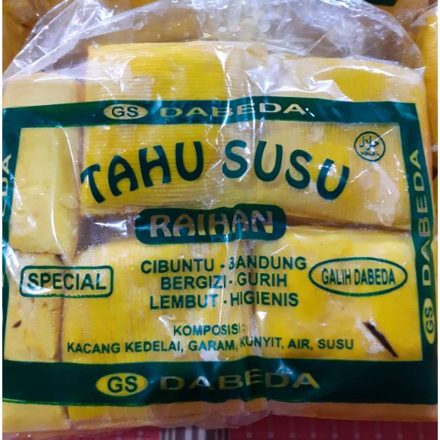 Jual TAHU SUSU KUNING CIBUNTU BANDUNG isi 6 biji Ukuran Sedang / Sayur ...