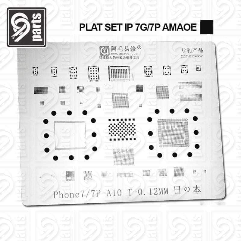 Jual Cetakan Bga Ic / Plat Set Bga Ic For Iph0ne 7G -7P Amaoe | Shopee Indonesia