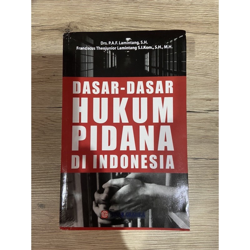 Jual Dasar-Dasar Hukum Pidana di Indonesia, Lamintang | Shopee Indonesia