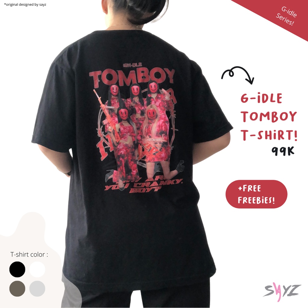 Jual [ READY ] KAOS G-IDLE 'Tomboy' Album Never die ver - Minnie Yuqi ...