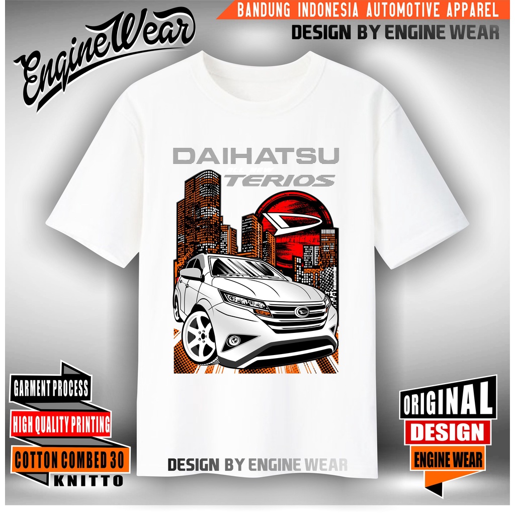 Jual kaos all new terios baju tshirt kaos mobil daihatsu terios JDM ...
