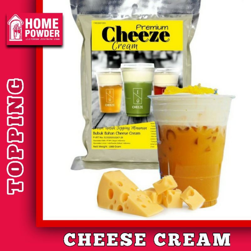 Jual Bubuk Cheese Cream Cheese 1kg Topping minuman dan Keju Murah ...