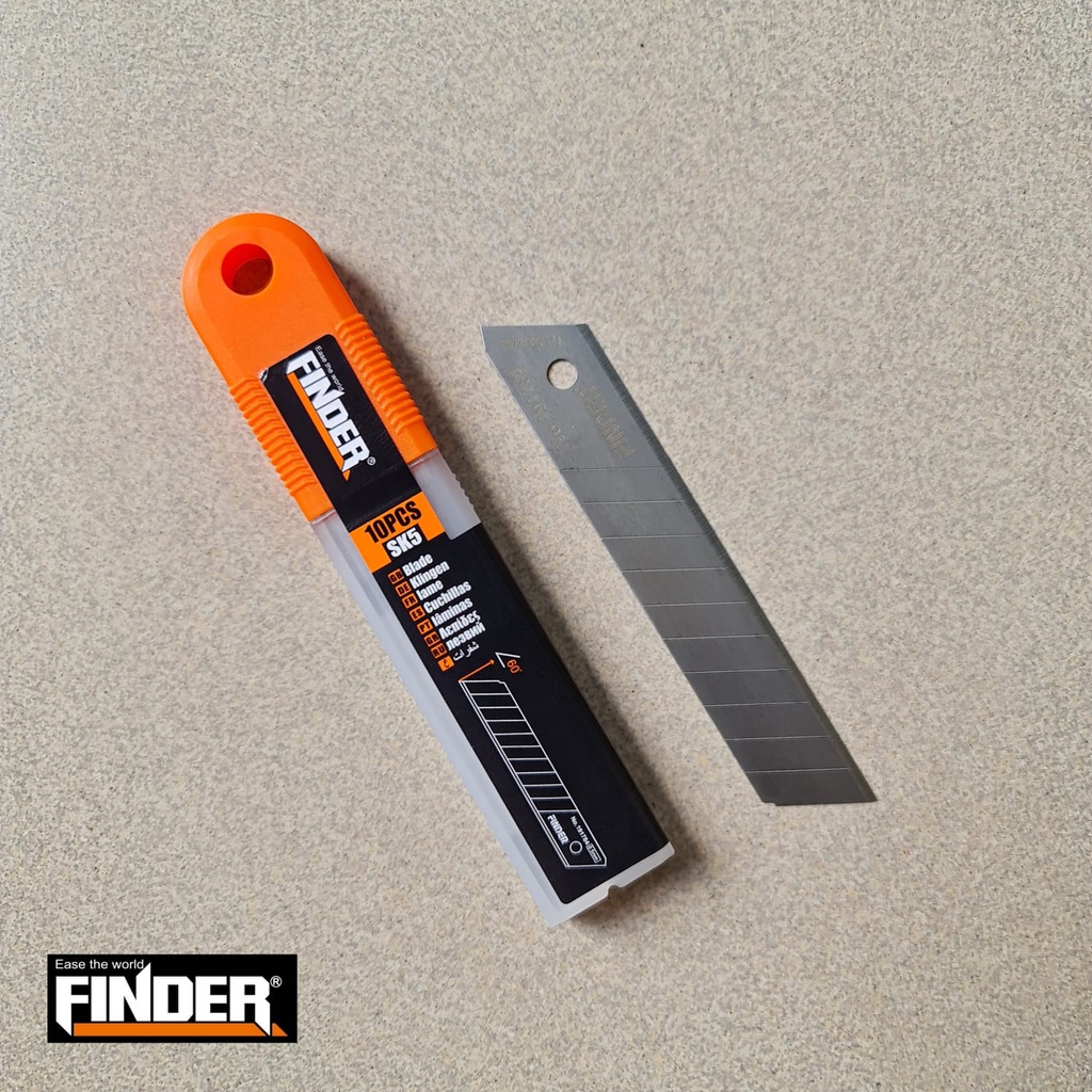 Jual Isi Cutter FINDER Besar Lebar 18 MM (1 pack isi 10 Mata Pisau ...