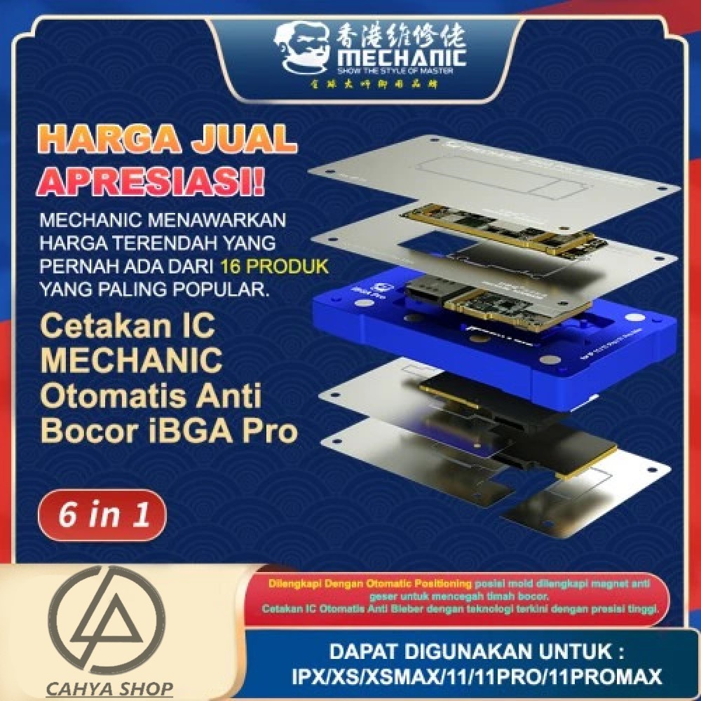 Jual CETAKAN IC MECHANIC IBGA MAX IBGA PRO IBGA 12 PRO FOR IP X XS XS ...