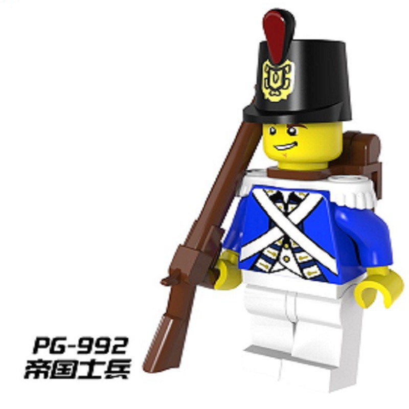 Jual POGO PG-992 - Imperial Guard Blue Coat - Lego compatible | Shopee ...
