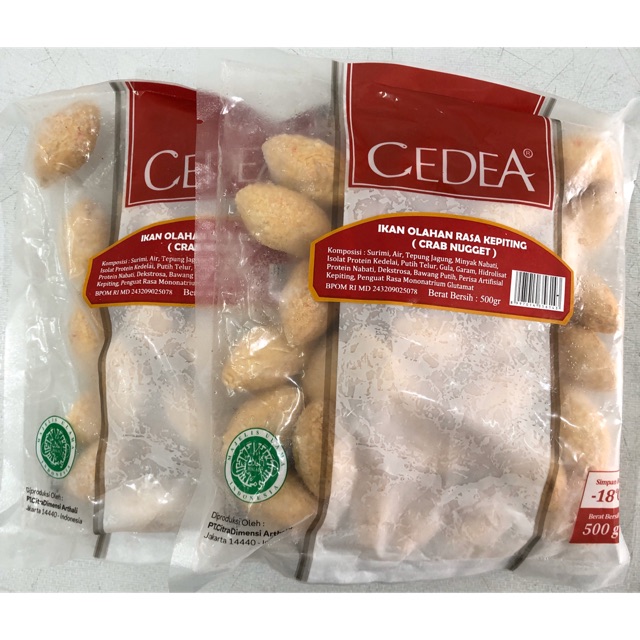Jual Cedea Crab Nugget Kepiting 500gr | Shopee Indonesia