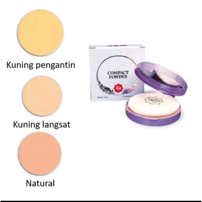 Jual VIVA COMPACT POWDER LILAC 19G | Shopee Indonesia
