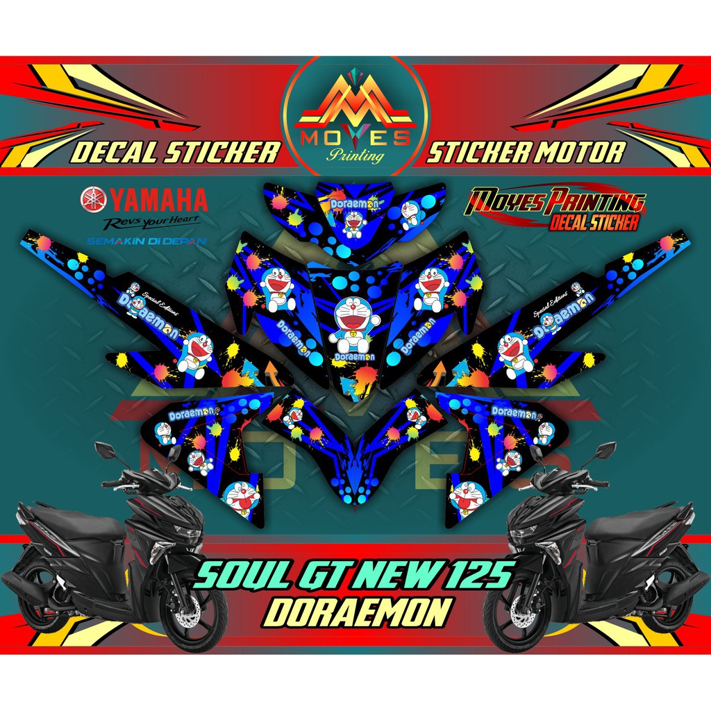 Jual Sticker Full Body Yamaha Soul GT 125 - Decal Sticker Motor Soul GT ...