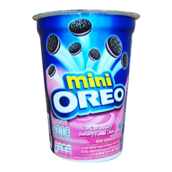 Jual Oreo Mini Strawberry 67G | Shopee Indonesia