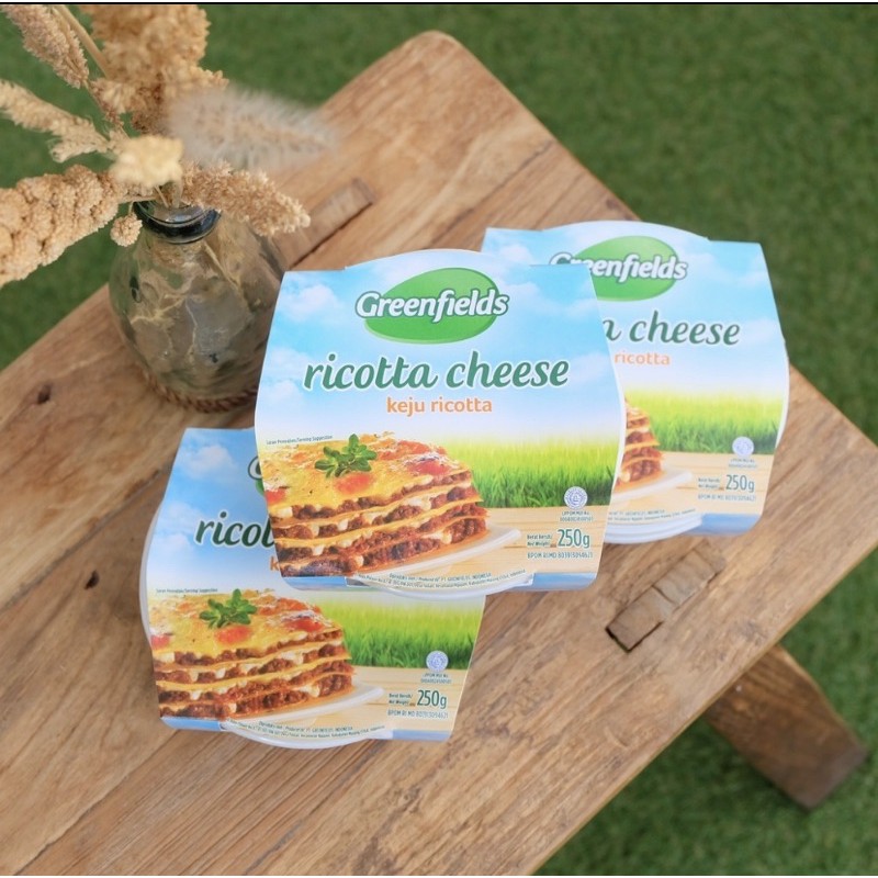 Jual ricotta cheese greenfield 250 gr | Shopee Indonesia