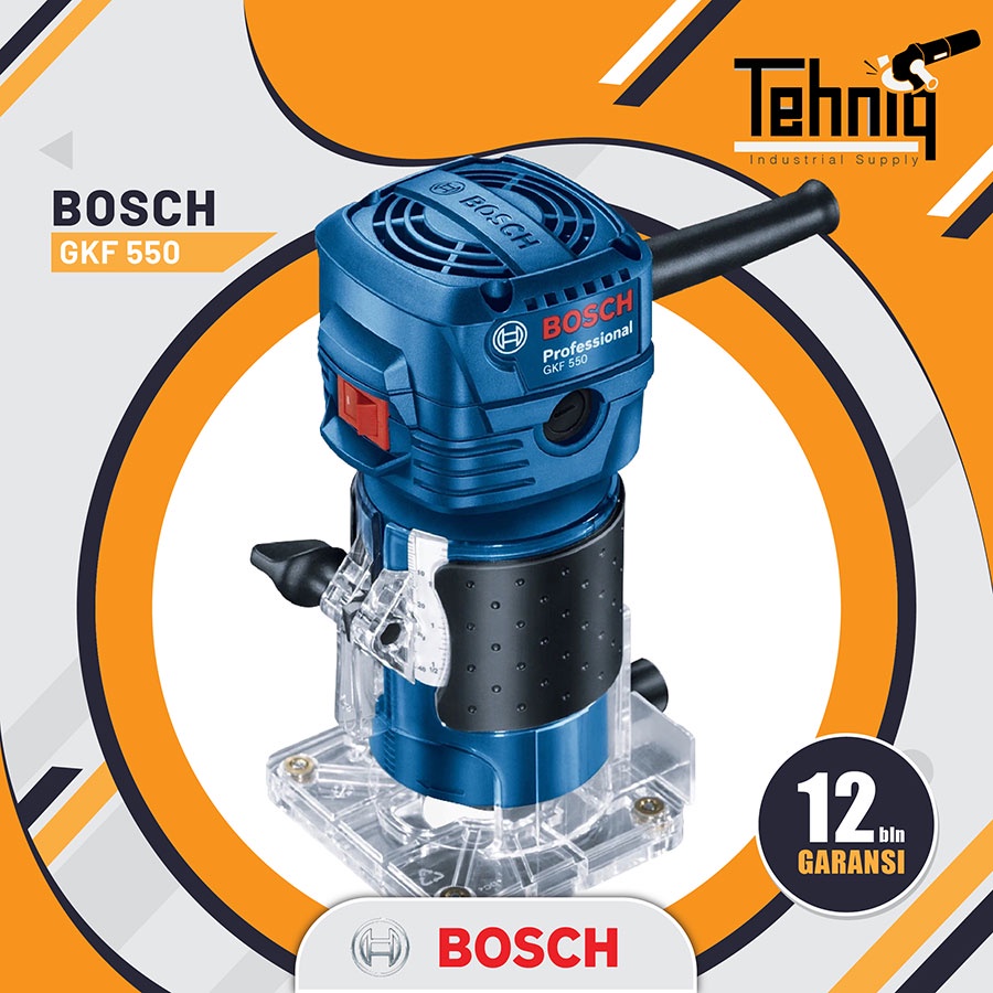 Jual Bosch Mesin Profil Kayu Genggam GKF550 / GKF 550 Wood Trimmer Mata ...