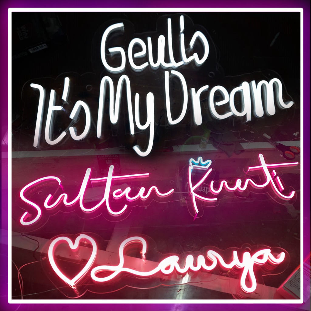 Jual Custom Neon Sign Custom LED Neon Flex Neon Letter Neon Logo Neon ...