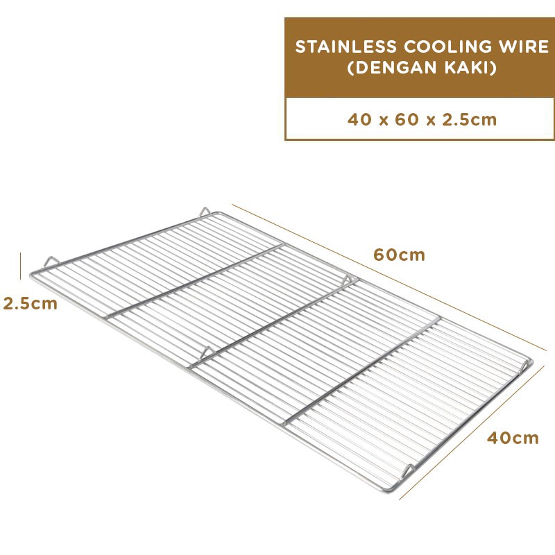 Jual Cooling Wire Stainless 40x60 cm - Rak Pendingin Roti & Grid ...