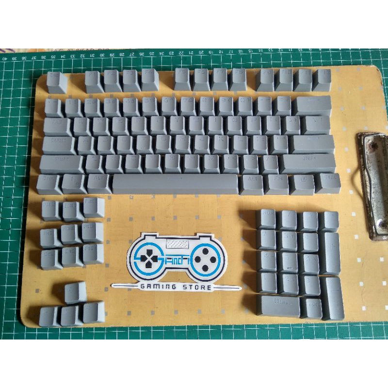 Jual ABS Double Shot OEM Profile Mechanical Keyboard Keycaps Set 104 ...