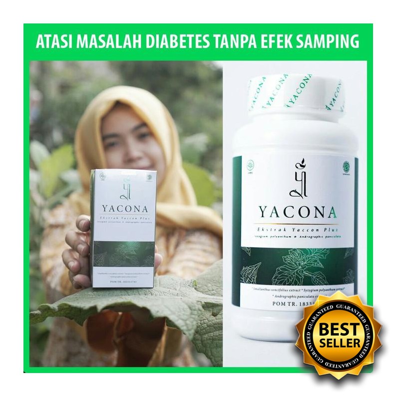 Jual Obat Gula Darah Kering Diabetes Paling Ampuh dan Aman | Yacona 120 ...
