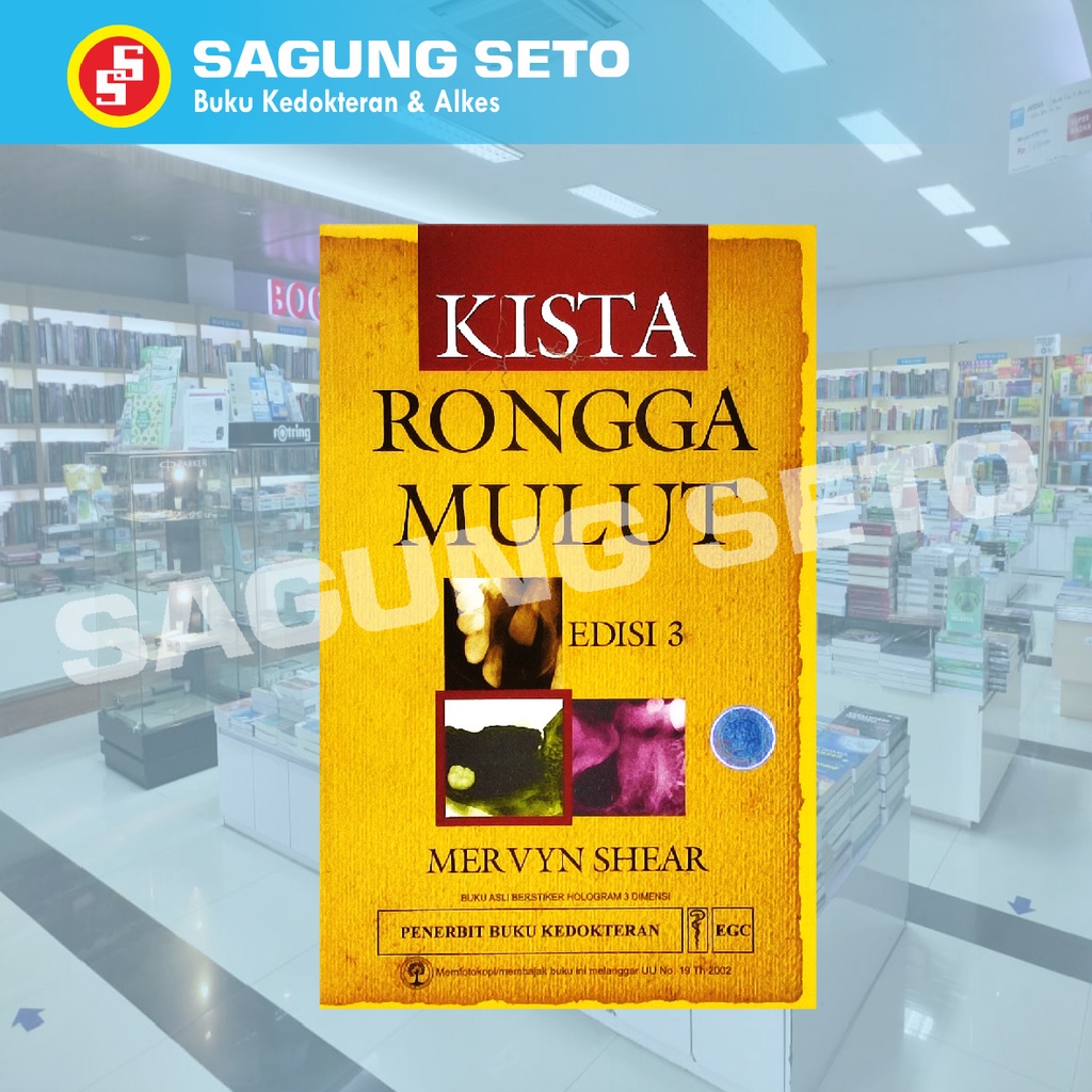 Jual BUKU KISTA RONGGA MULUT E-3/ KEDOKTERAN GIGI - MERVYN SHEAR ...