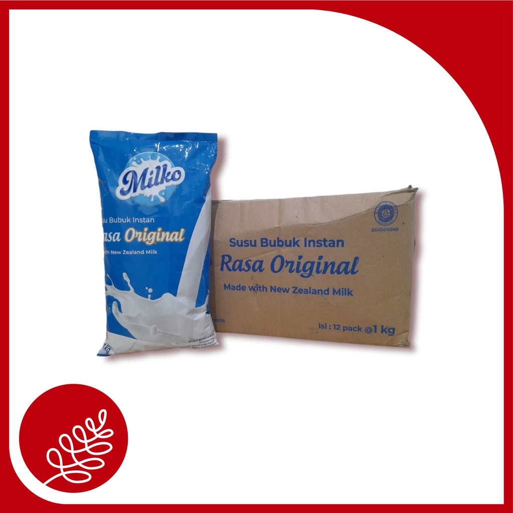 Jual MILKO SUSU BUBUK FULL CREAM 1KG / FULL CREAM MILK POWDER | Shopee ...