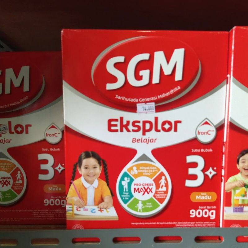 Jual susu sgm 3+ eksplor rasa vanilla/madu 900 gram ED 2024 | Shopee Indonesia