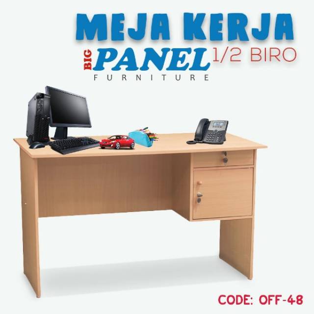 Jual MEJA KANTOR BIG PANEL | Shopee Indonesia