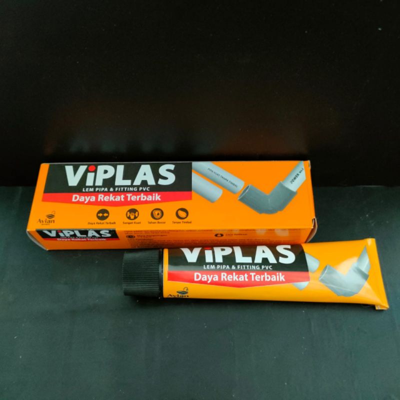 Jual lem pipa merk viplas produk dari Avian brands isi 40gram | Shopee ...