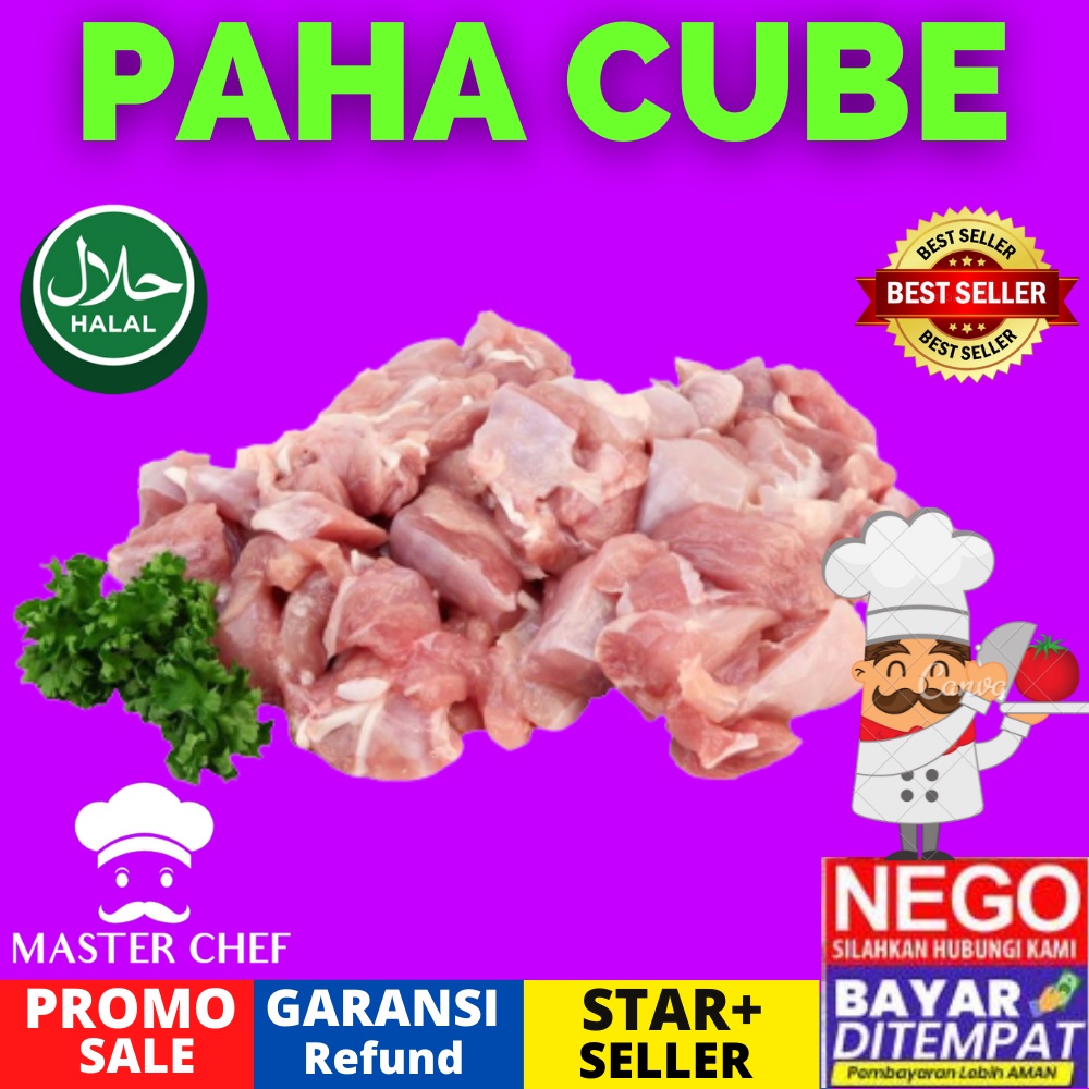 Jual PAHA FILET DADU CUBE CHICKEN CHIKEN LEG CUBES KOTAK FRESS FRESH ...