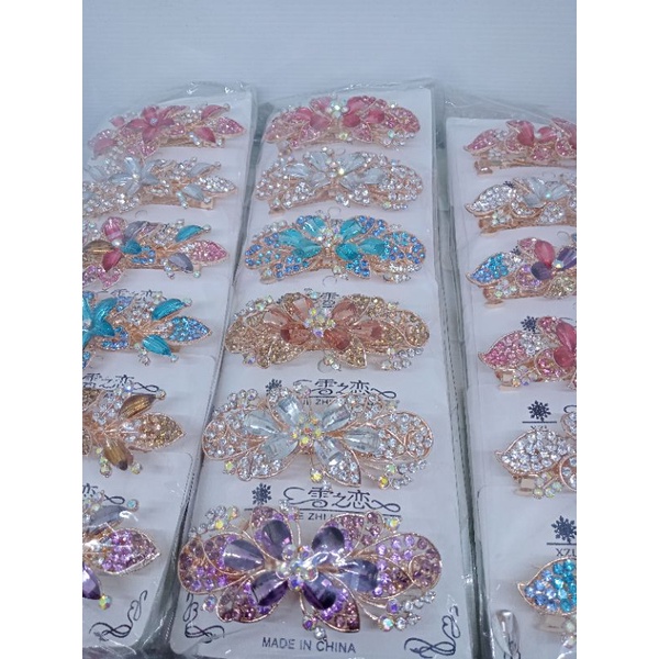 Jual jepit rambut otomatis besi isi 6 pcs | Shopee Indonesia