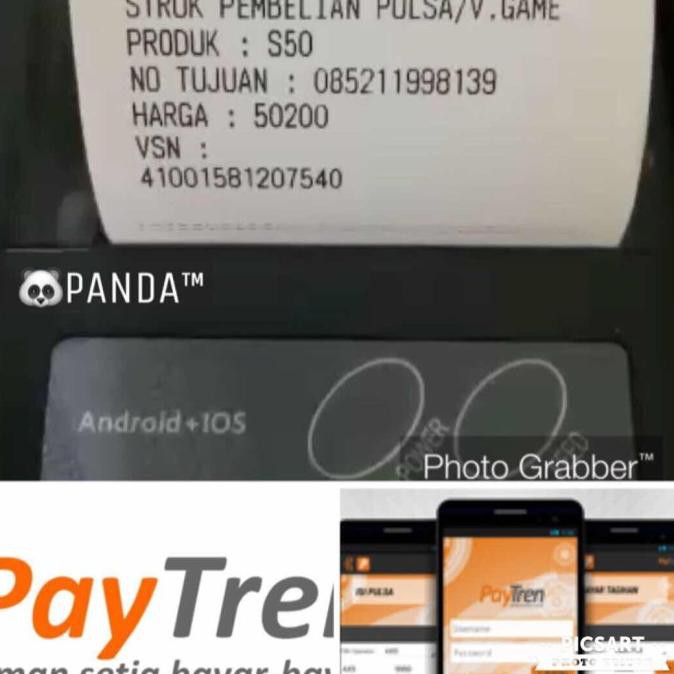 Jual Mini Portable Printer Ppob/Kasir 58Mm Thermal Panda-58B(Usb+Bluetooth) | Shopee Indonesia