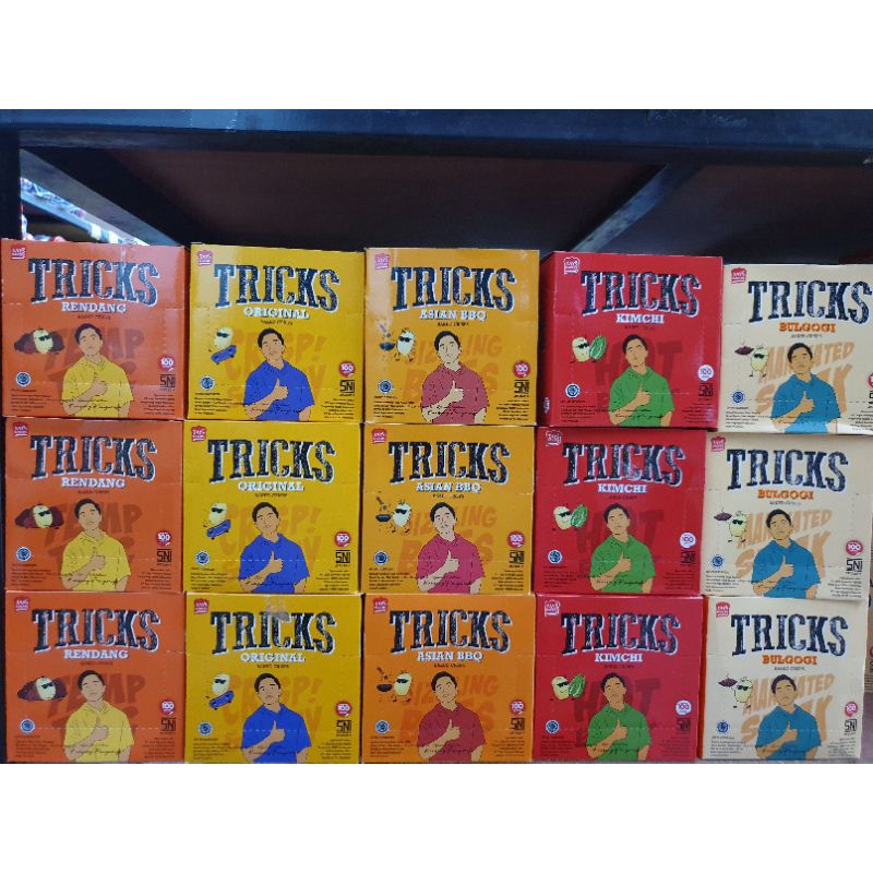 Jual TRICKS POTATO CHIPS BOX 180gram | Shopee Indonesia