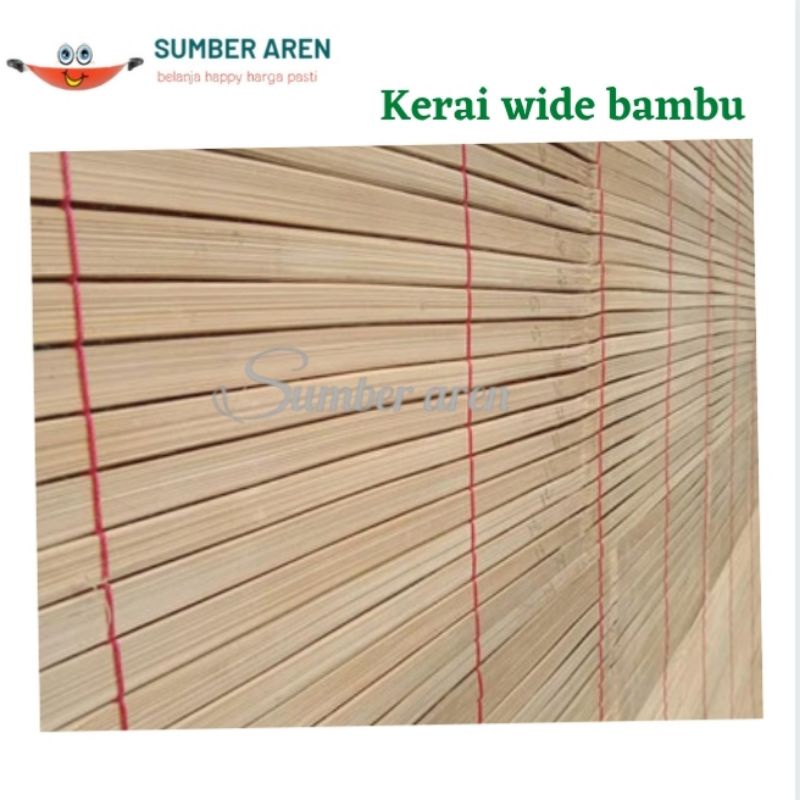 Jual Wide Bambu Kerai Bambu Tirai Kere Bambu 1×2 Meter | Shopee Indonesia