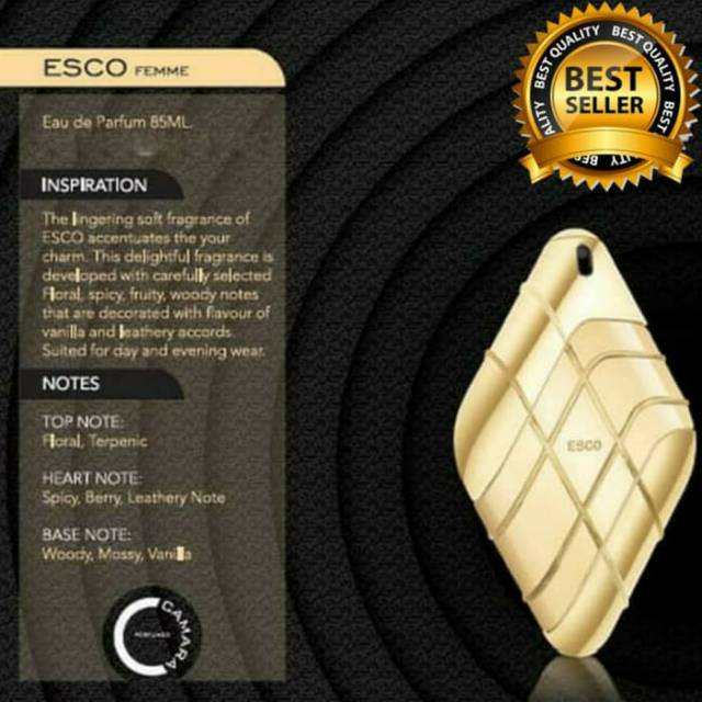 Jual Parfum Original Camara Esco Parfum Wanita Edp 85ml | Shopee Indonesia
