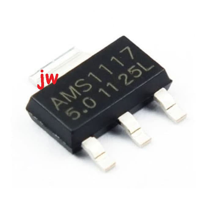 Jual AMS1117 Adj 1v2 1v8 3v3 5V IC Regulator Stepdown LDO SOT-223 SMD | Shopee Indonesia