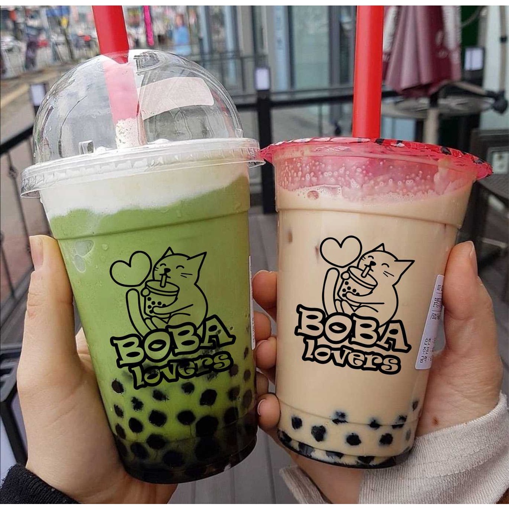 Jual STIKER CUP BOBA isi 100 pcs | Shopee Indonesia