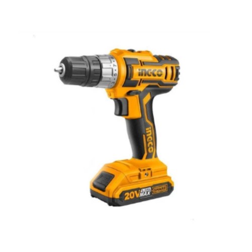 Jual Ingco Bor Cordless Drill CDLI2002 10mm 45Nm Bor Baterai Kayu Besi ...
