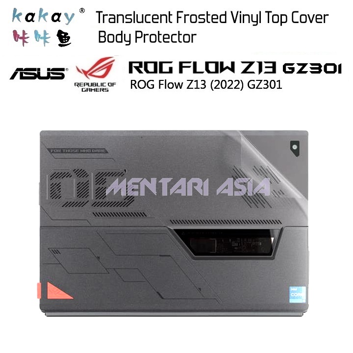 Jual Body Protector ASUS ROG FLOW Z13 GZ301 2022 - KAKAY Matte Vinyl ...