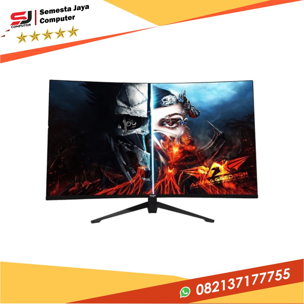 Jual LED MONITOR GAMING ARMAGEDDON PIXEL+ XC32HD + STAND 32" FULL HD ...