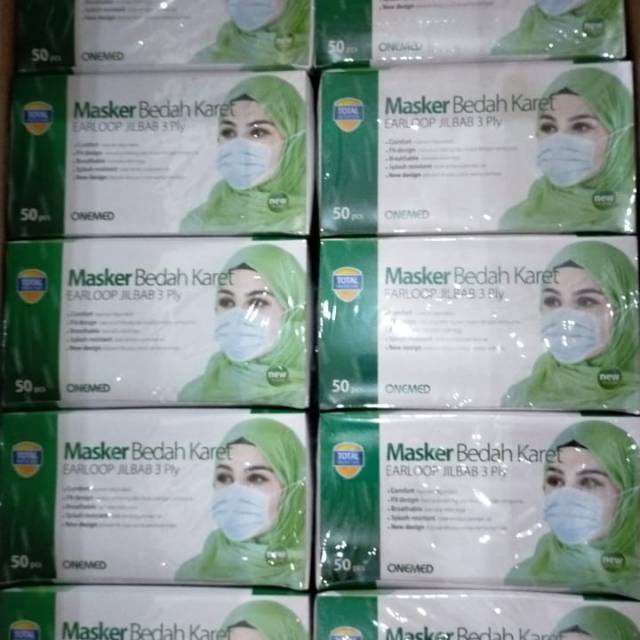 Jual Mask Onemed Earloop Hijab | Shopee Indonesia