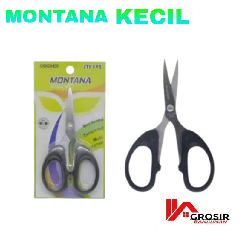 Jual Gunting Montana Kecil/Gunting Hitam/Gunting Kecil | Shopee Indonesia