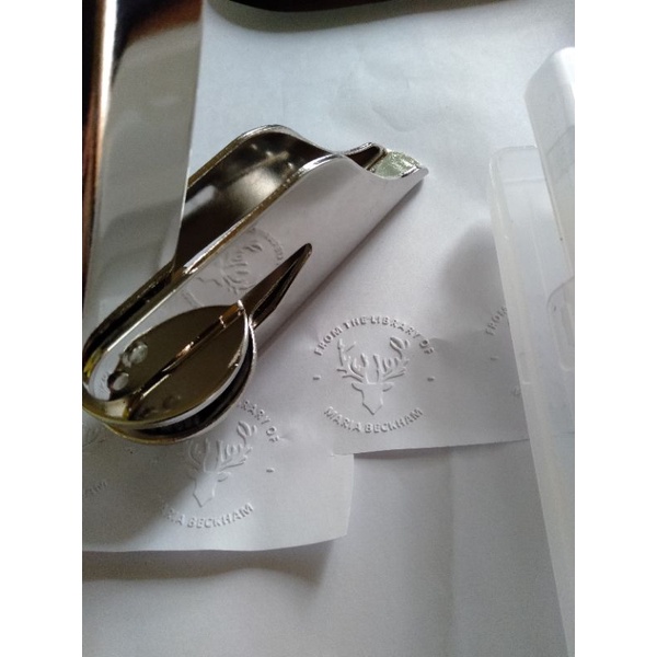 Jual Stempel Emboss / Stempel Timbul (Pocket) + (design) komplit siap ...