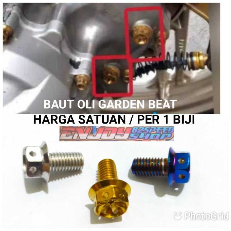 Jual Baut Pb probolt oli Gardan Garden Beat scopy Vario 110 stainles (harga satuan) | Shopee ...