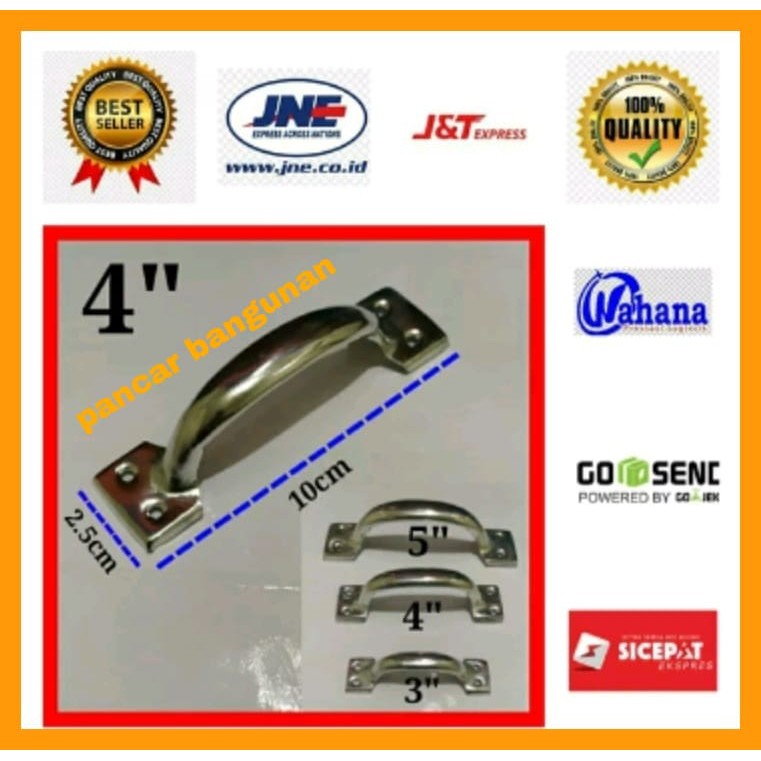 Jual HANDLE TARIKAN LACI 4 INCH TIP TOP - HANDLE TARIKAN LACI RRT 4 ...
