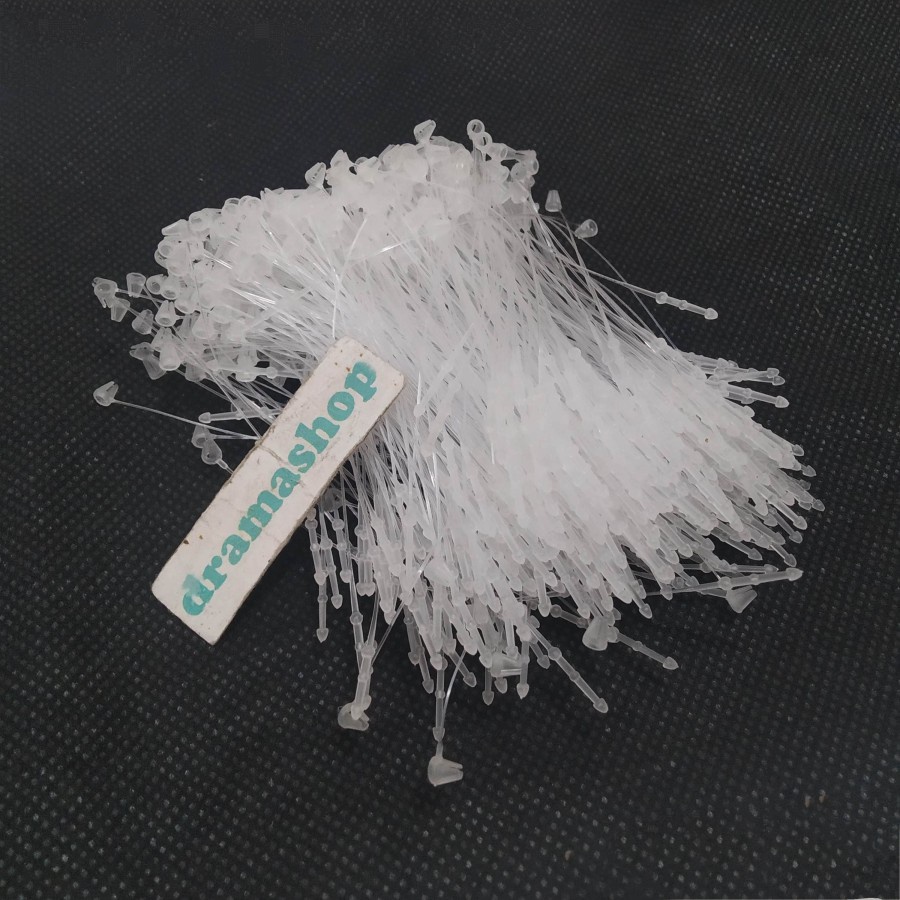 Jual loop pin lock pins tali plastik hang tag merk label baju pendek ...