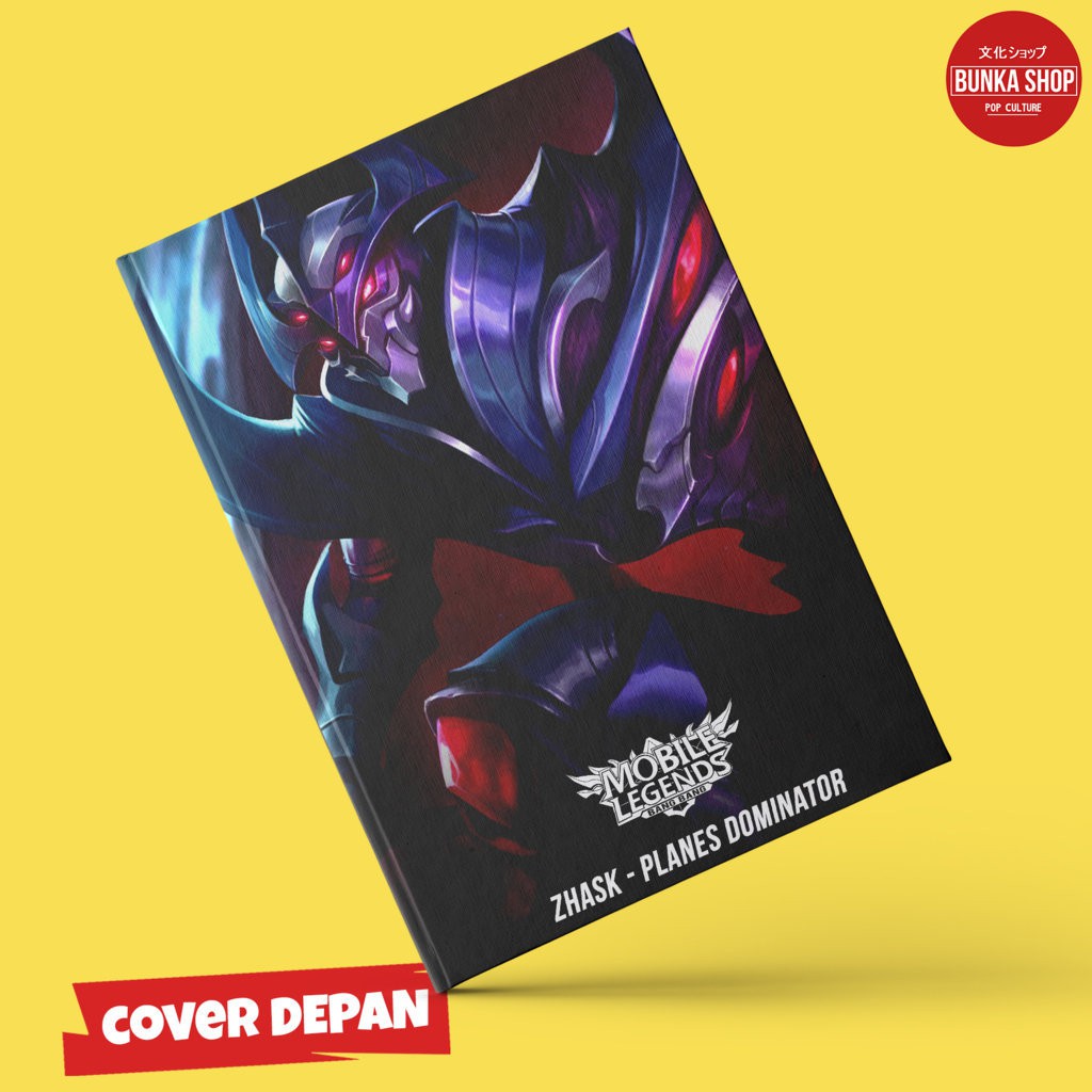 Jual Note Book Hardcover Game Mobile Legends Zhask Dominator Ukuran A5 ...