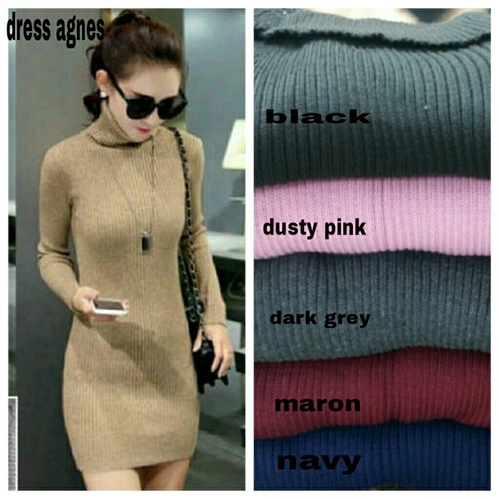 Jual Dress Turtle Rajut Agnes | Shopee Indonesia