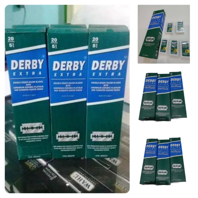 Jual Silet Derby satu pak besar isi 20 kotak kecil ( 100 pcs. | Shopee ...