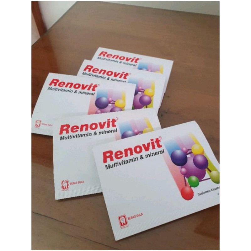 Jual MULTIVITAMIN | RENOVIT GOLD | VITAMIN | RENOVIT | STRIP | 4 TABLET ...