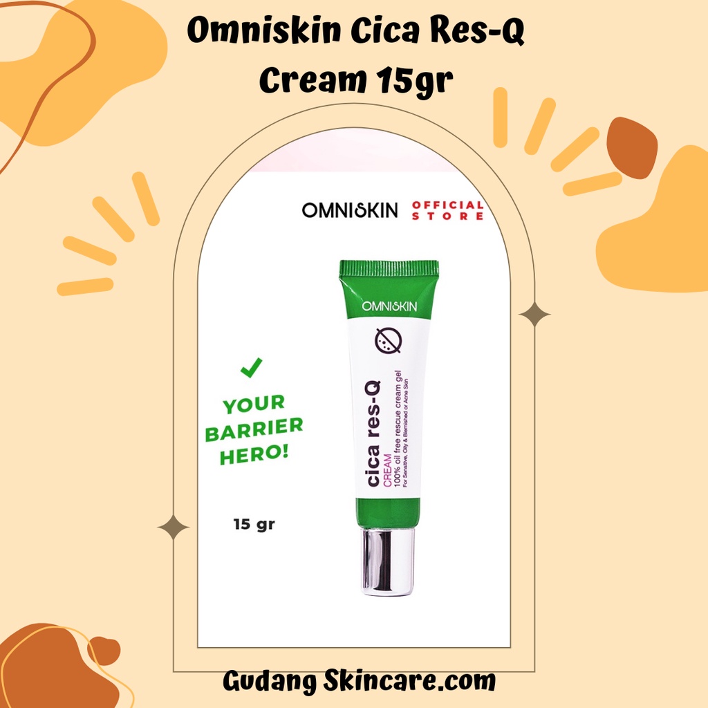 Jual OMNISKIN CICA RES-Q CREAM 15Ml | Shopee Indonesia