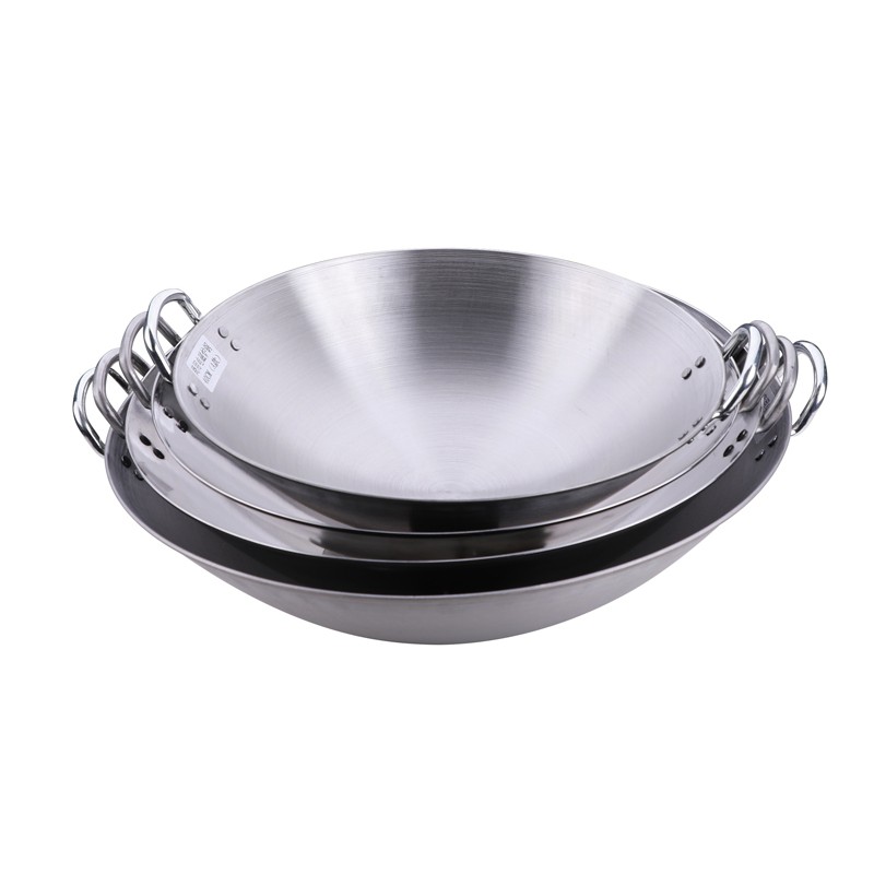 Jual Wajan PREMIUM / Kuali Stainless Steel sus 304 / Wok Kuali ...