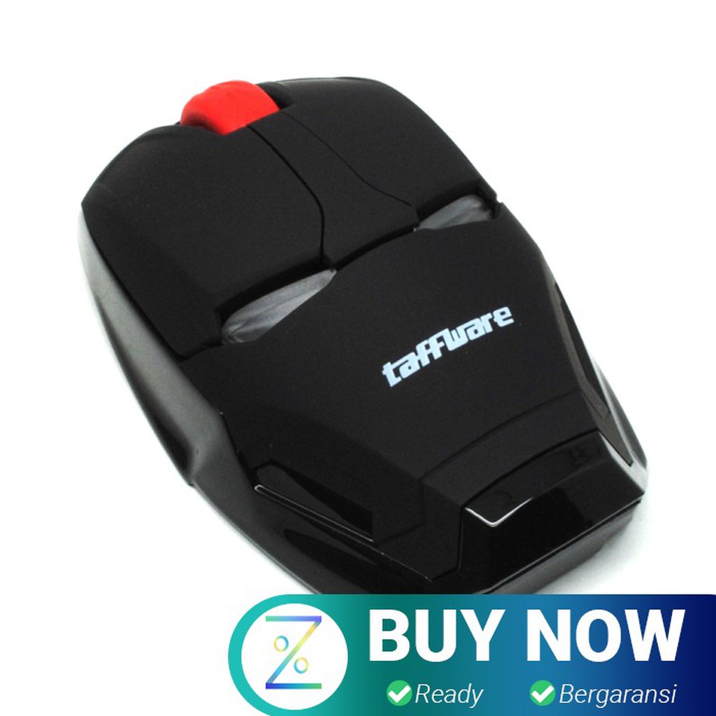 Jual TaffWare Mouse Wireless Optical Iron Man 2.4Ghz - GFSK-M8 - Black ...