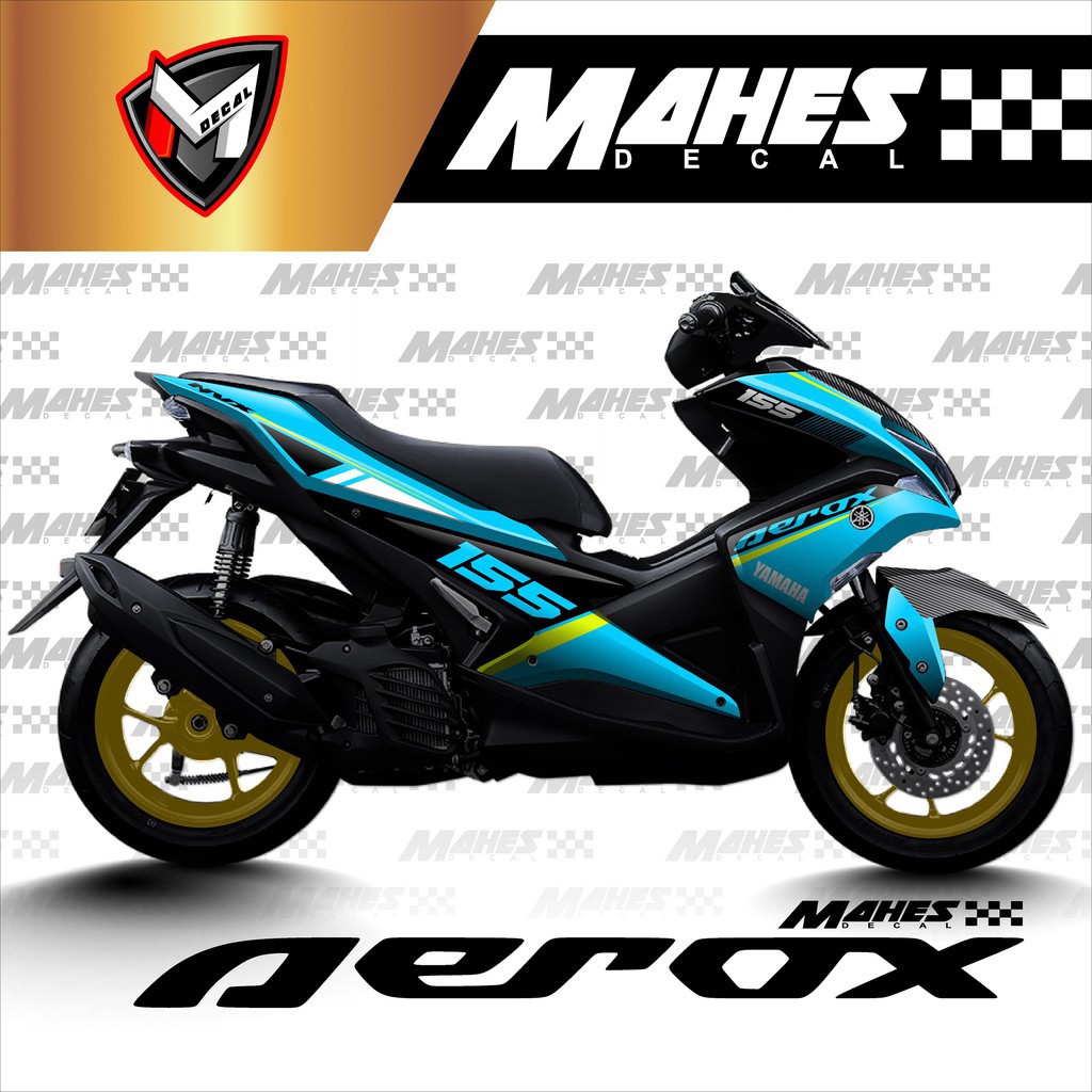 Jual PROMO Decal Sticker Striping Aerox Fullbody Desain Liverry NVX ...