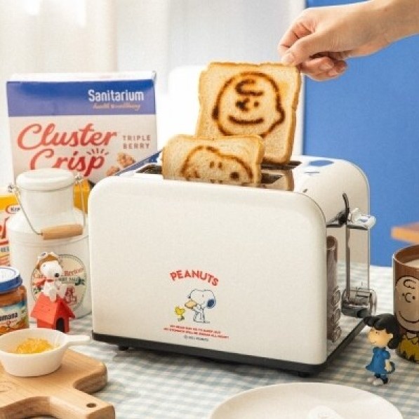 Jual [ Peanuts ] Snoopy & Charlie Brown Retro toaster dr Korea | Shopee ...